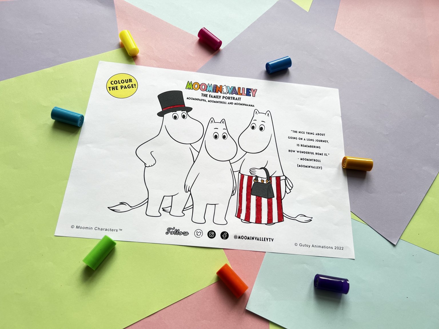 New Moominvalley activity pages are here! Download for free
