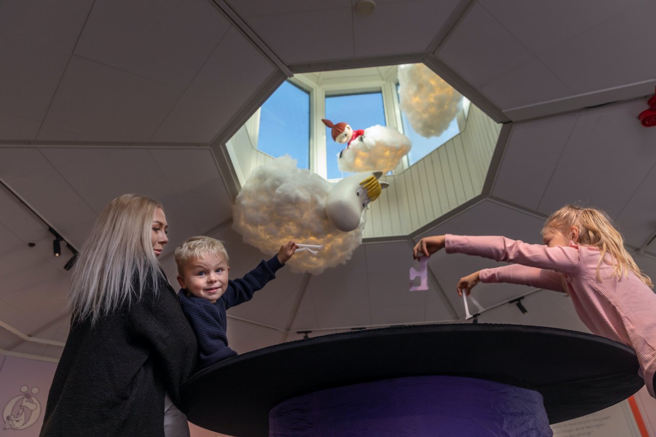 Alphabet magic in Junibacken's new "Magical Hat" Moomin exhibition