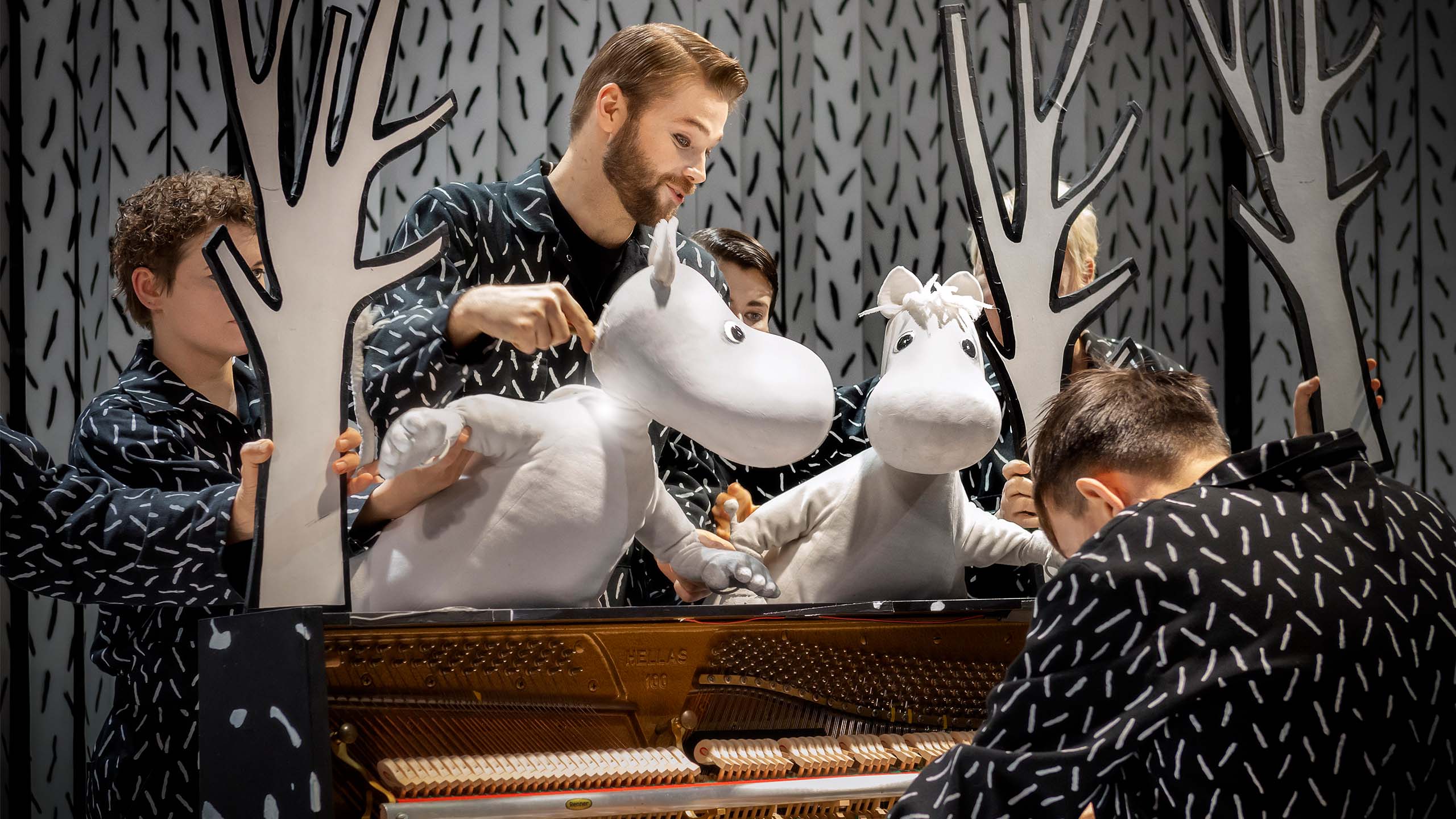 Moomin comics as theatre – behind the scenes at first Moomin comics play