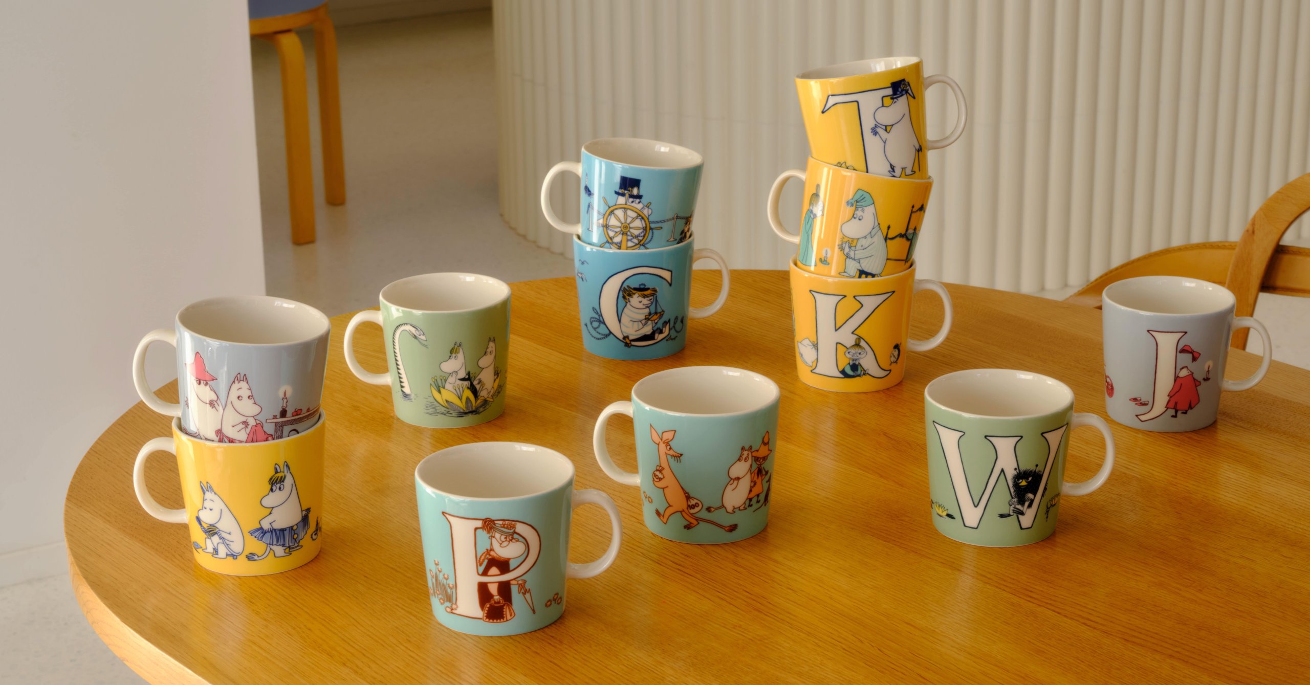 Viimeiset mukit julkaistu – aakkosmuumimukit ovat nyt koossa