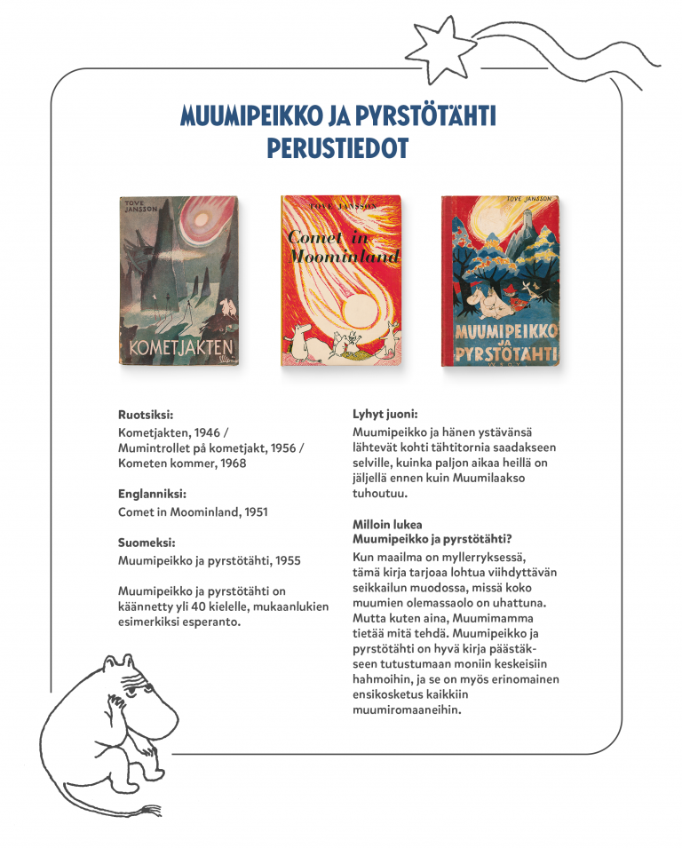 Muumipeikko ja pyrstötähti -kirja – Tove Janssonin ainutlaatuinen tarina