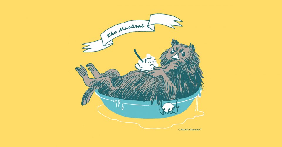 The Muskrat, the gloomy philosopher - Blog - Moomin.com