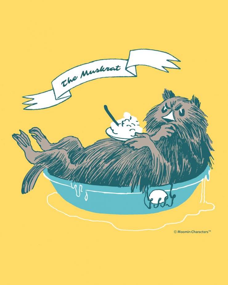 The Muskrat, the gloomy philosopher - Blog - Moomin.com