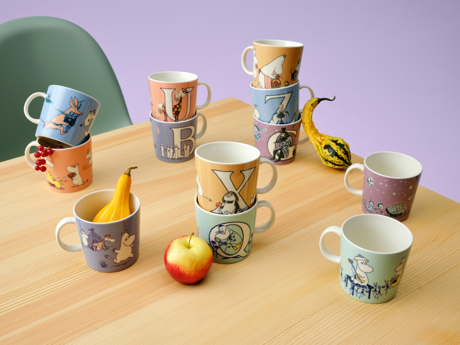 Viimeiset mukit julkaistu – aakkosmuumimukit ovat nyt koossa