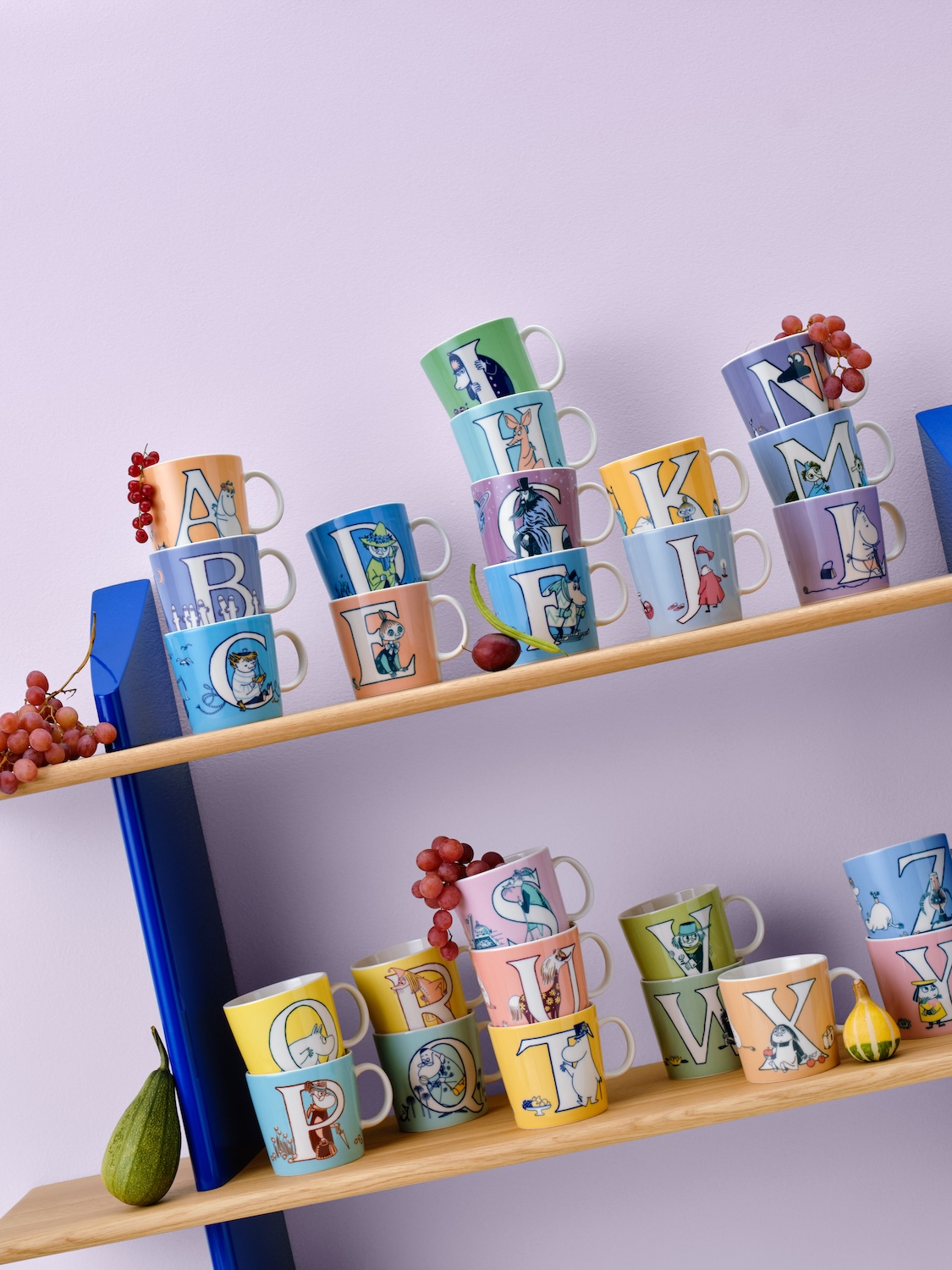 Set the table with meaningful words – Alphabet Moomin mugs