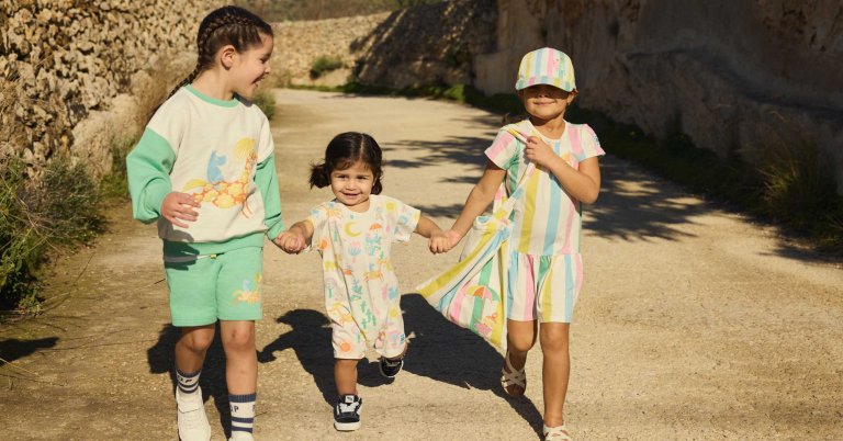 Polarn O. Pyret's new collection features colorful Moomins!