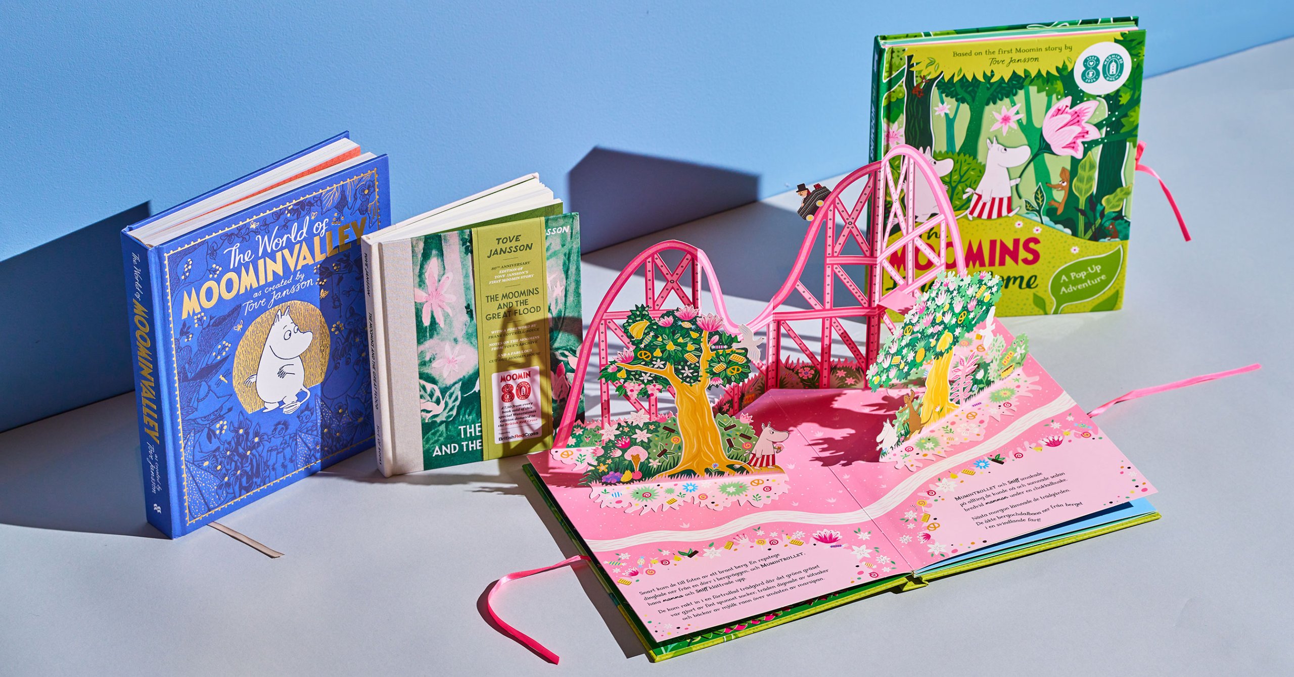 Celebrating 80 years of Moomin stories with the anniversary books