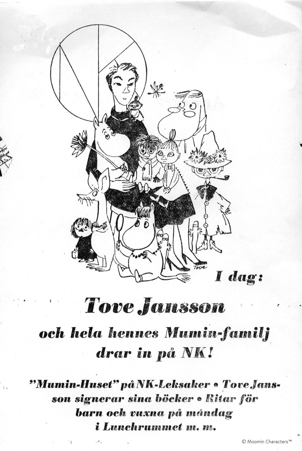 NK firar Mumin 80 med fantasifull utställning i skyltfönstren