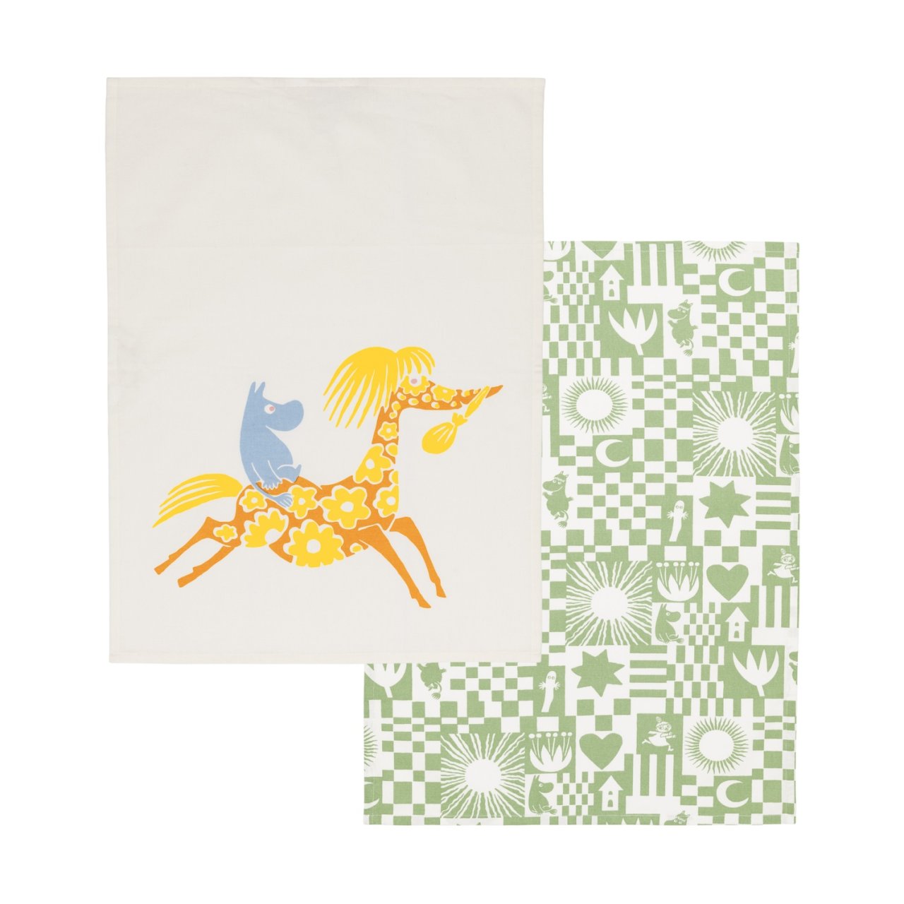 Moomin Arabia Party collection with Moomin drawings from 1950s