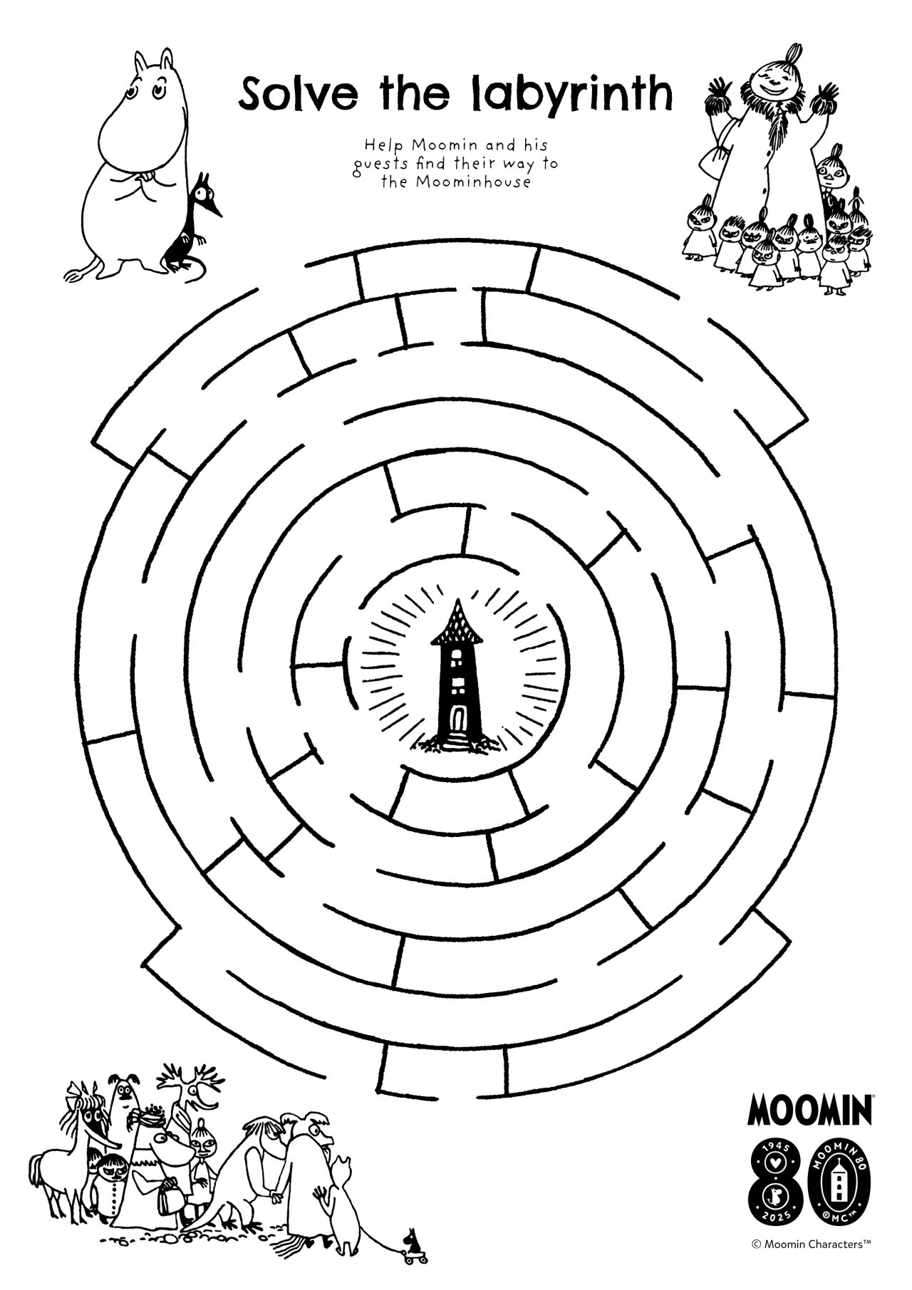 Moomin printables: Download free Moomin activities