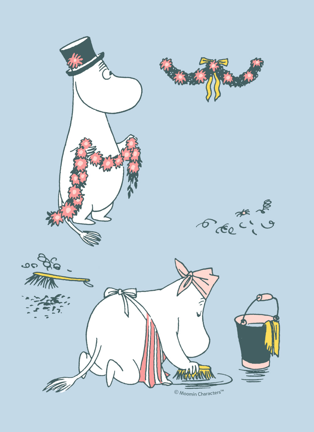 "It was wonderful to be cleaning" – spring cleaning in Moomin style