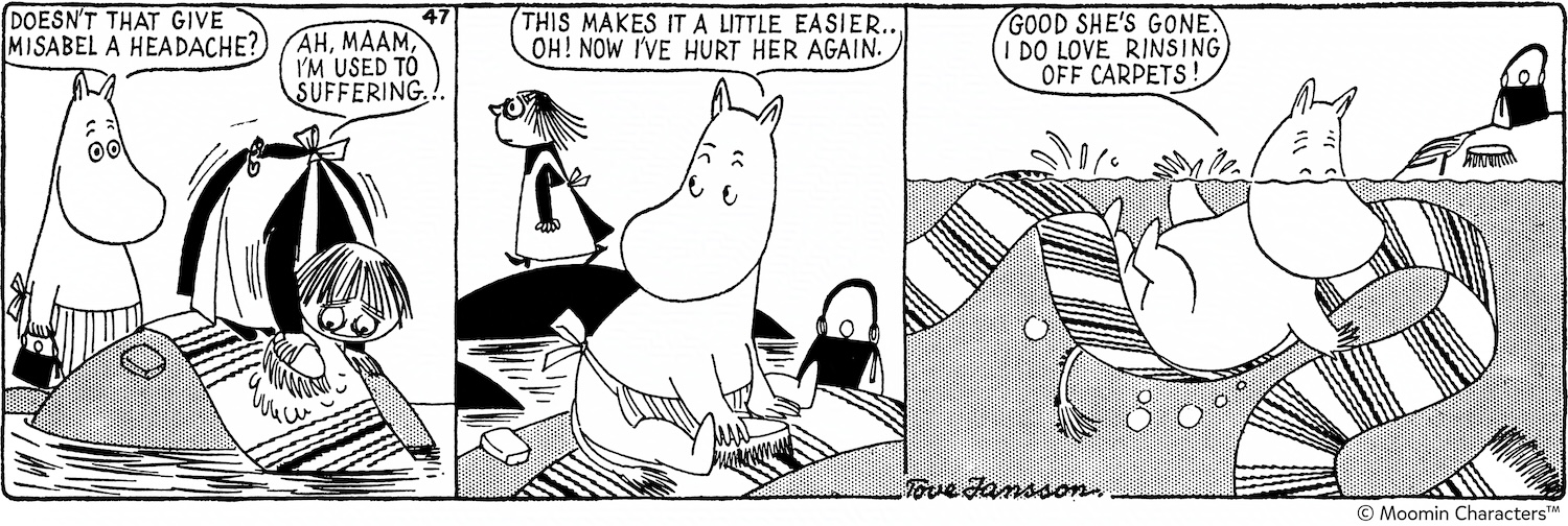 "It was wonderful to be cleaning" – spring cleaning in Moomin style
