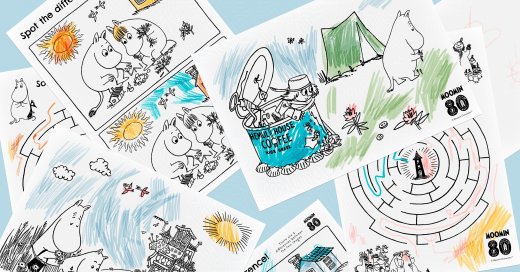 Moomin printables: Download free Moomin activities