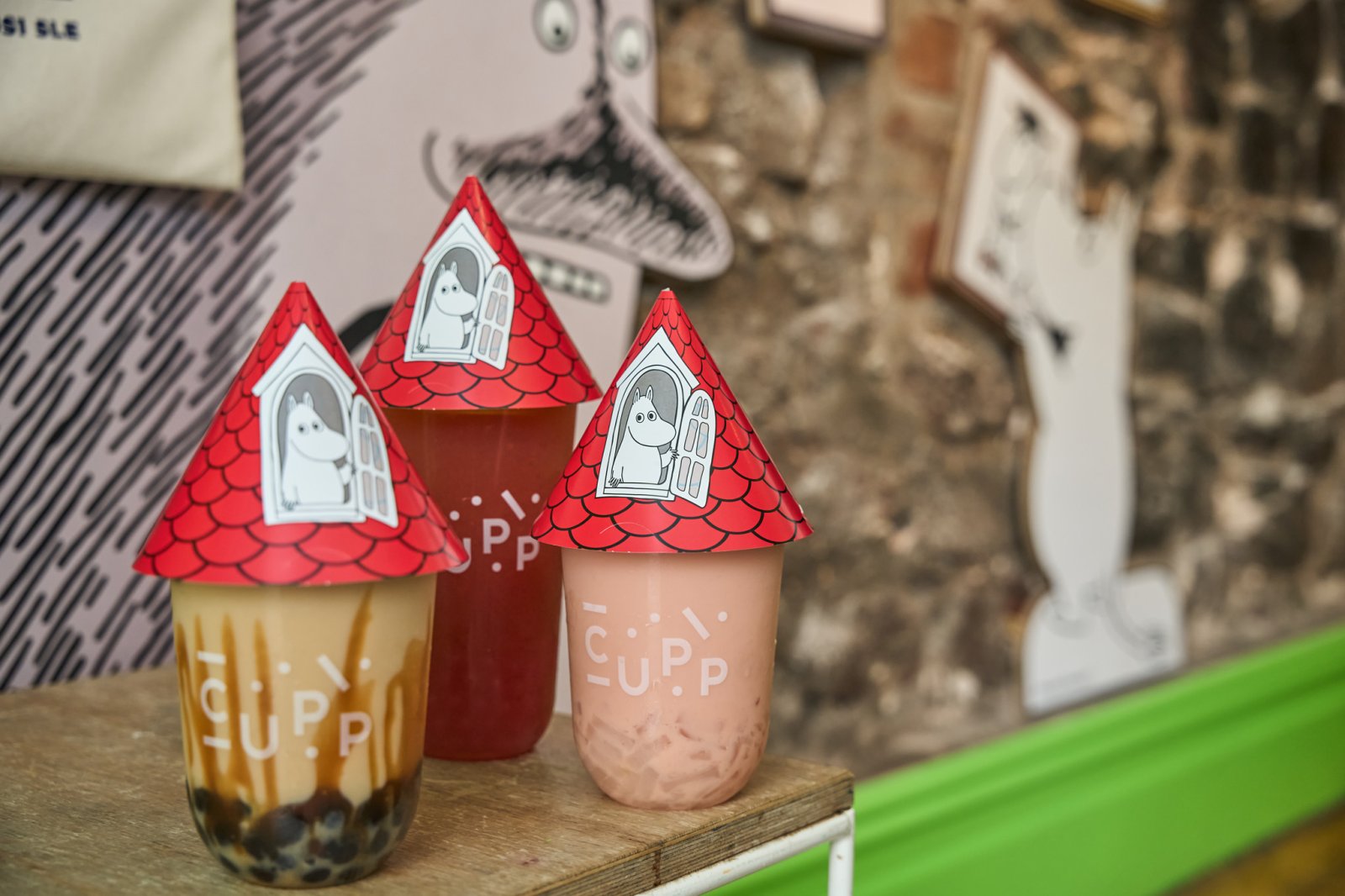 CUPP x Moomin: An immersive bubble tea experience