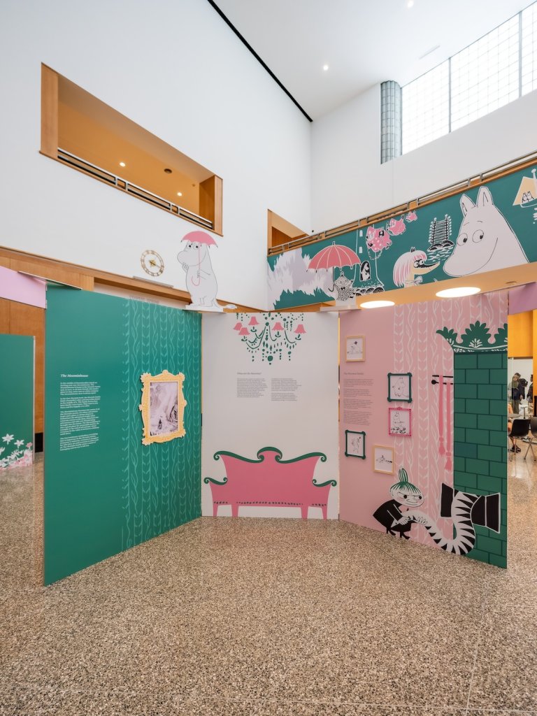Tove Jansson and Moomin exhibition in Brooklyn Public Library