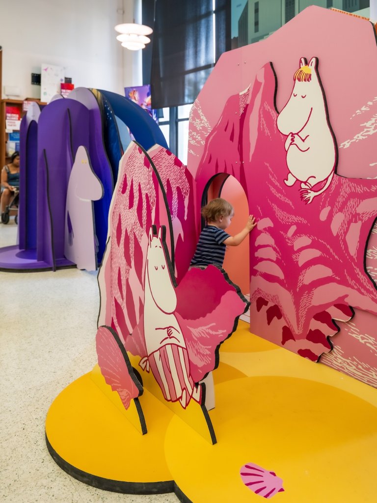 Tove Jansson and Moomin exhibition in Brooklyn Public Library