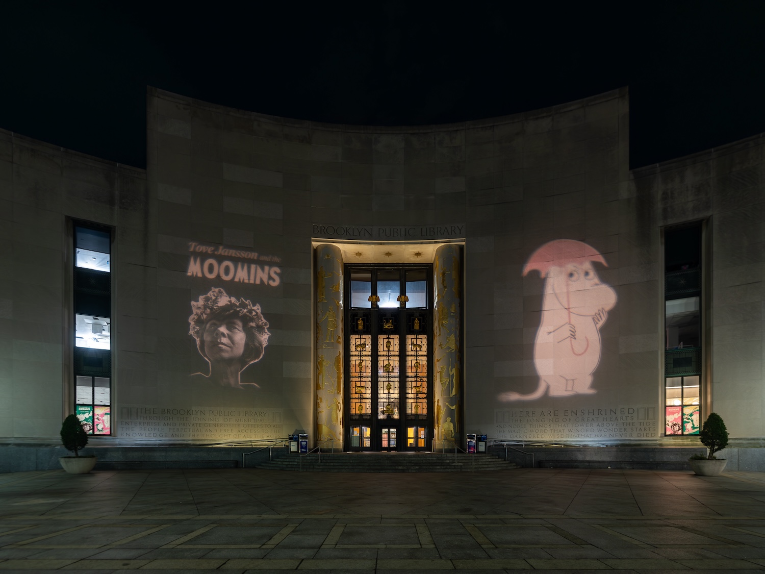 Tove Jansson and Moomin exhibition in Brooklyn Public Library