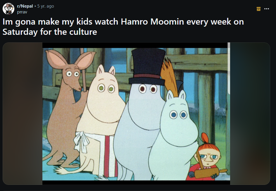 Moomin in Nepal: The fans who remember