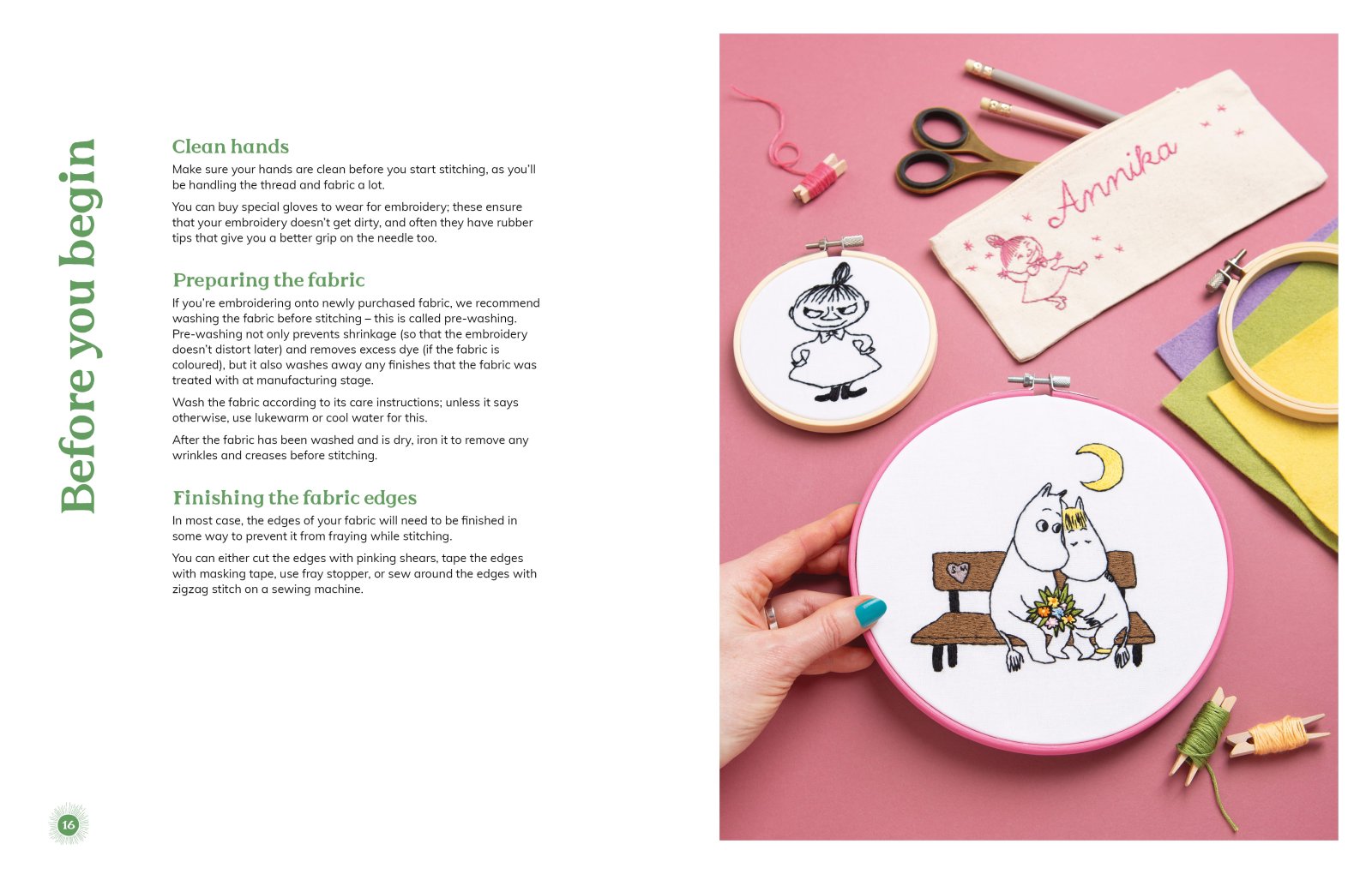 Moomin embroidery: Stitch your way to Moominvalley