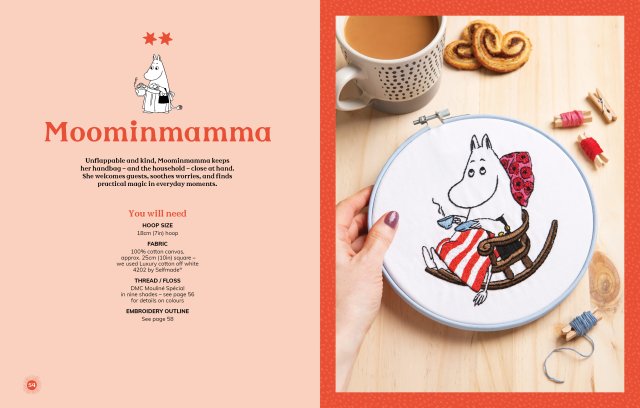 Moomin embroidery: Stitch your way to Moominvalley